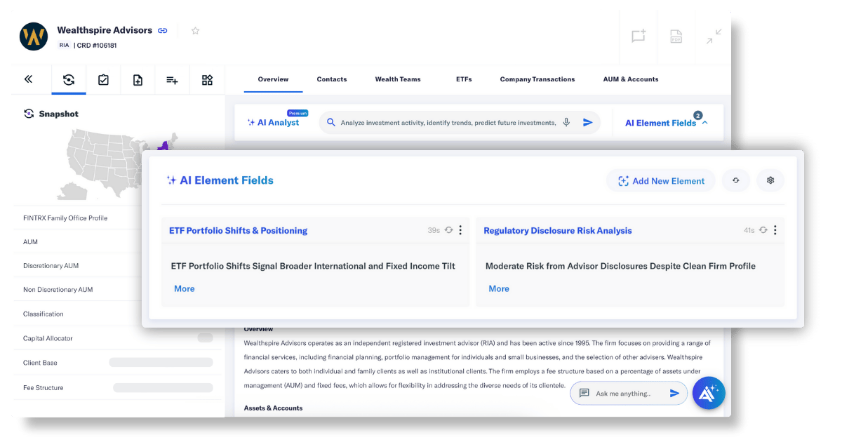Breaking Down AI Elements: Build Your Own Custom Intelligence in FINTRX