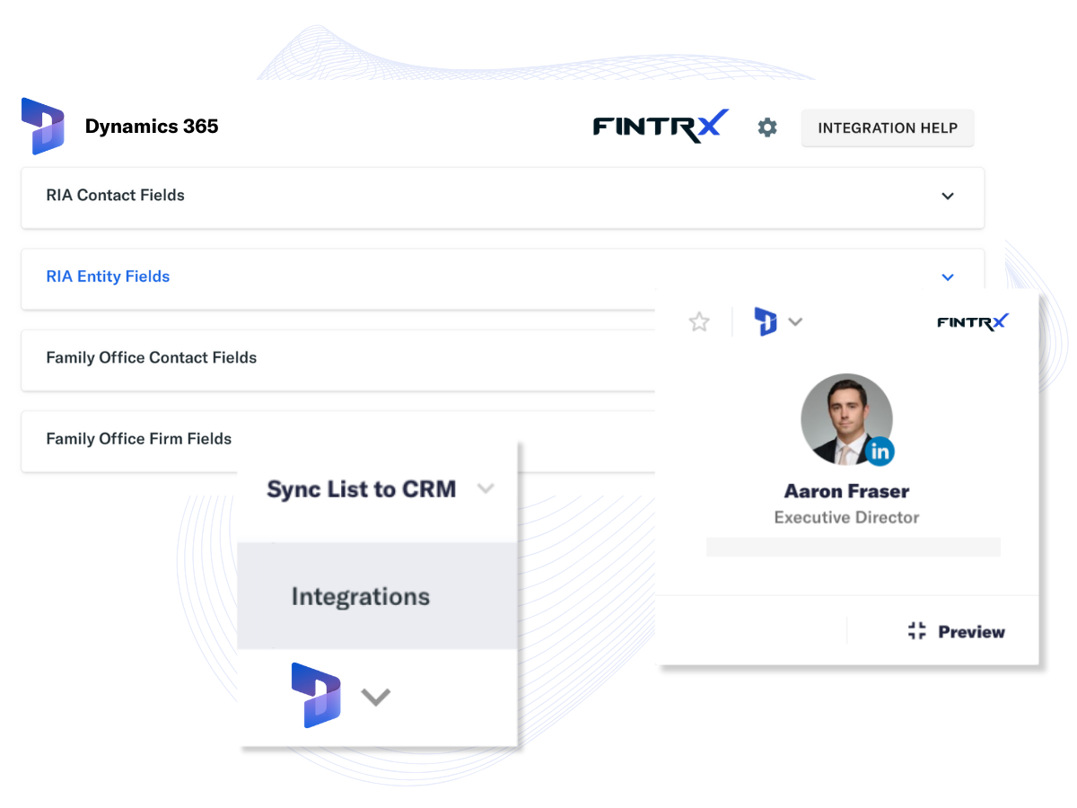 FINTRX Launches Microsoft Dynamics CRM Integration